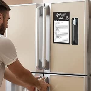 Goodern Full Back Magnetic Fridge Notepads,Magnetic List Notepad Funny ...