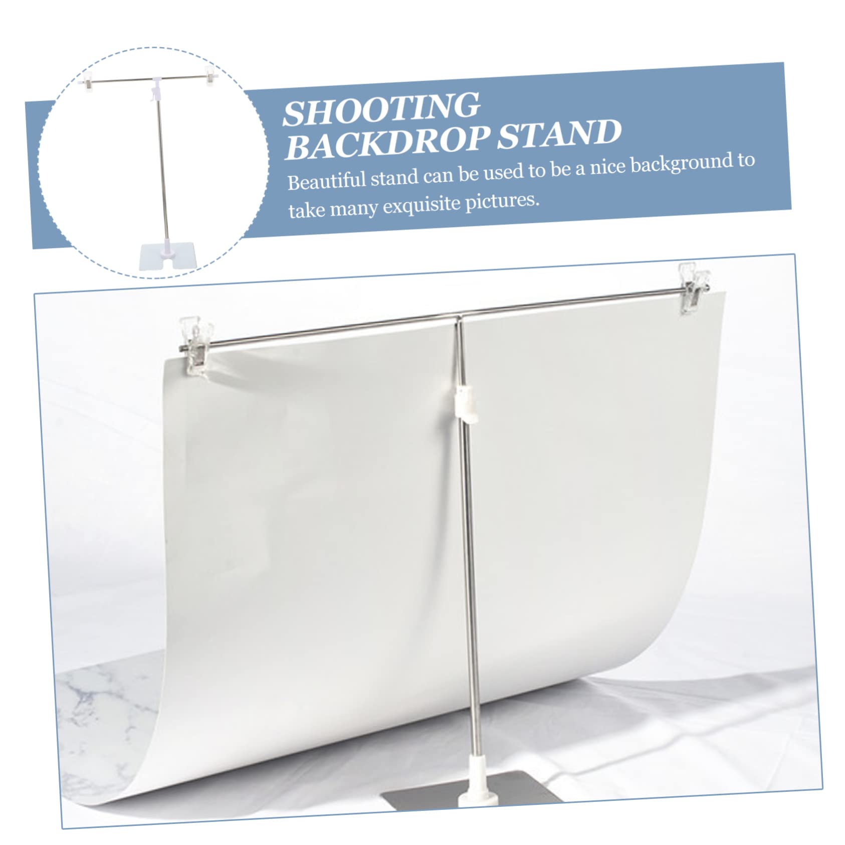 Parliky Adjustable Photography Backdrop Stand Mini Background Frame for ...