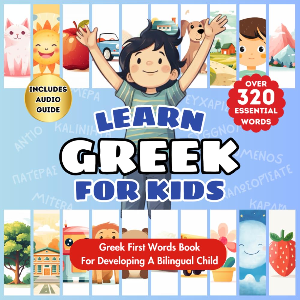 Learn Greek For Kids: Bilingual Adventures in Greek & English – Vibrant ...