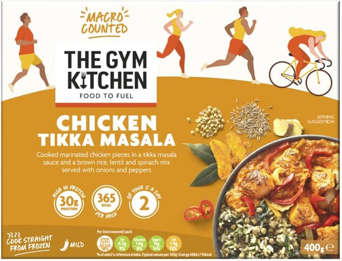 The Gym Kitchen Chicken Tikka Masala 400g : Amazon.co.uk: Grocery