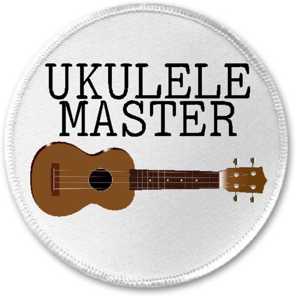 Amazon.com: Ukulele Master - 3" Sew/Iron On Patch Uke Music Musician ...