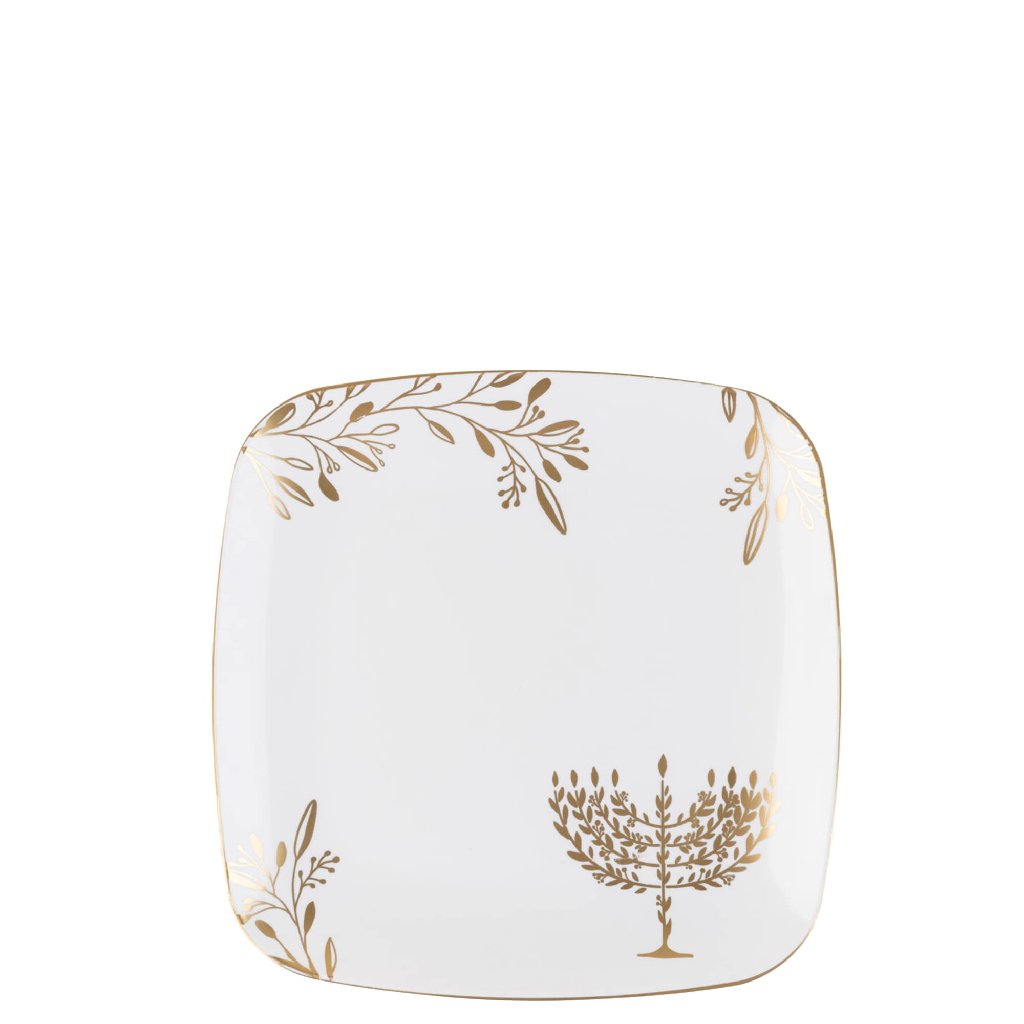 Amazon.com: 7.25" inch Square Plastic Plates Heavy Duty Plastic ...