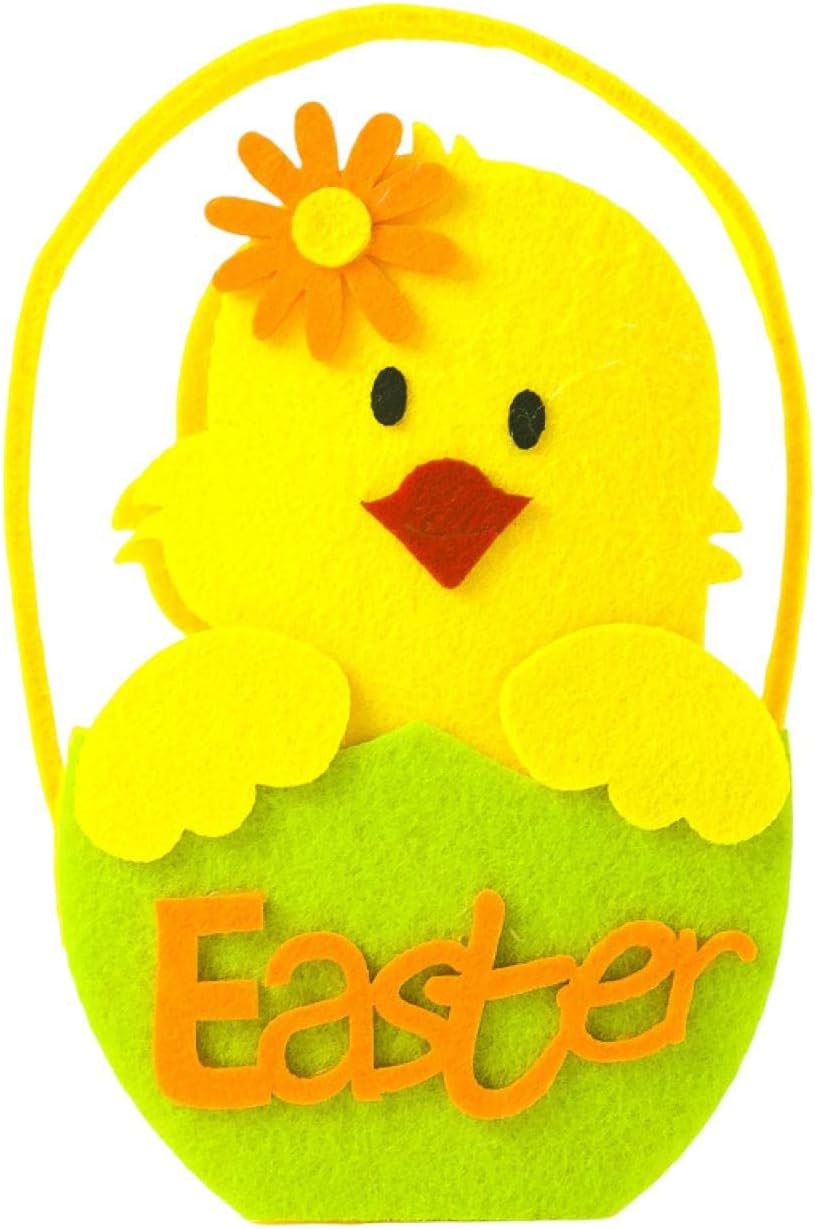 Amazon.com: Worparsen Easter Storage Basket, Cute Chick Shape Carry ...