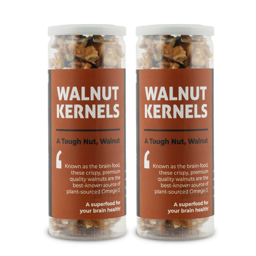 Omay Foods Roasted Walnuts Kernels (Akhrot), 100G (Pack of 2) | Freshly ...