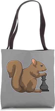 Amazon.com: Squirrel Chess pieces Chess Board game Tote Bag : Clothing ...