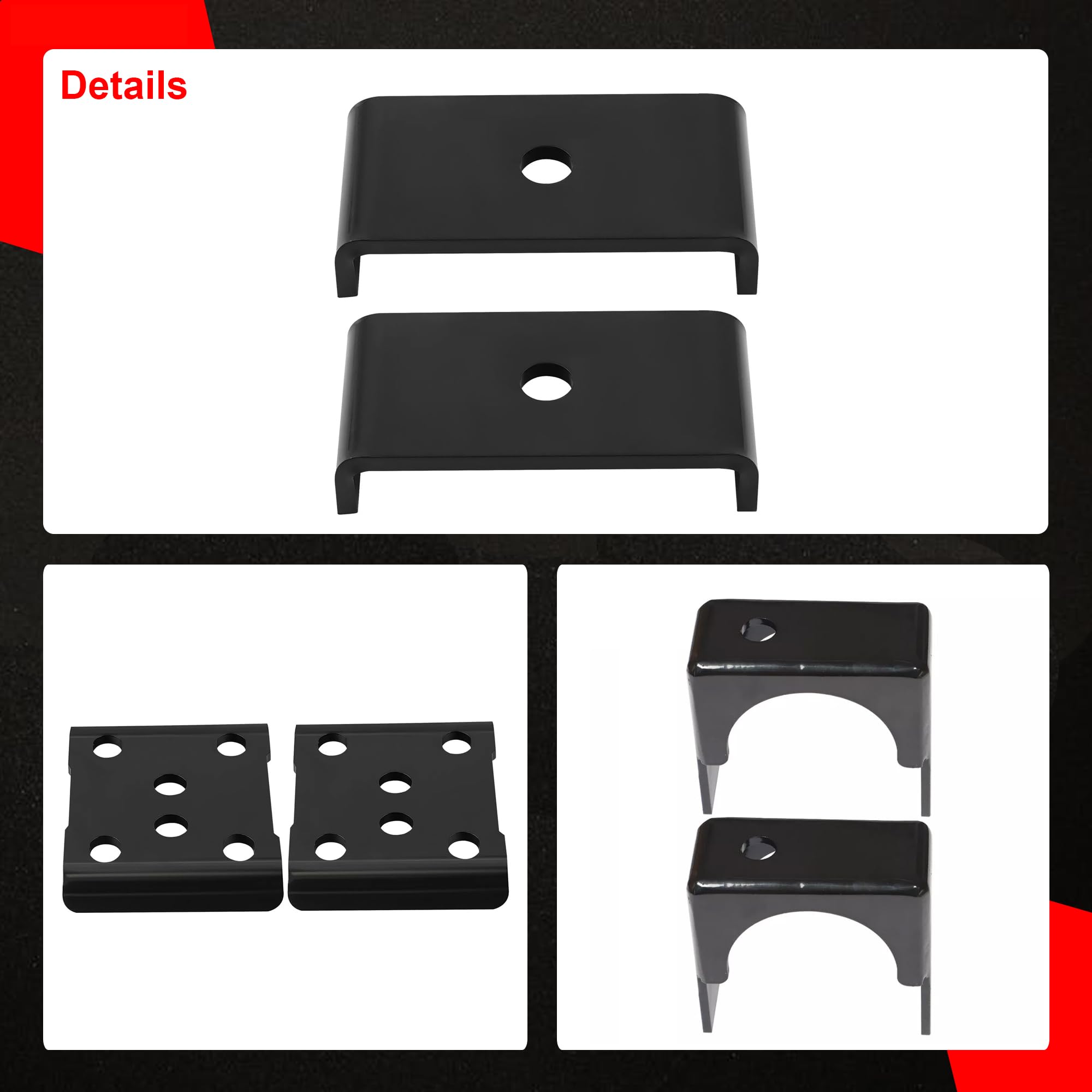 Silverado Lowering Kit C-Notch Rear Support & Drop Flip For 88-98 Chevy ...
