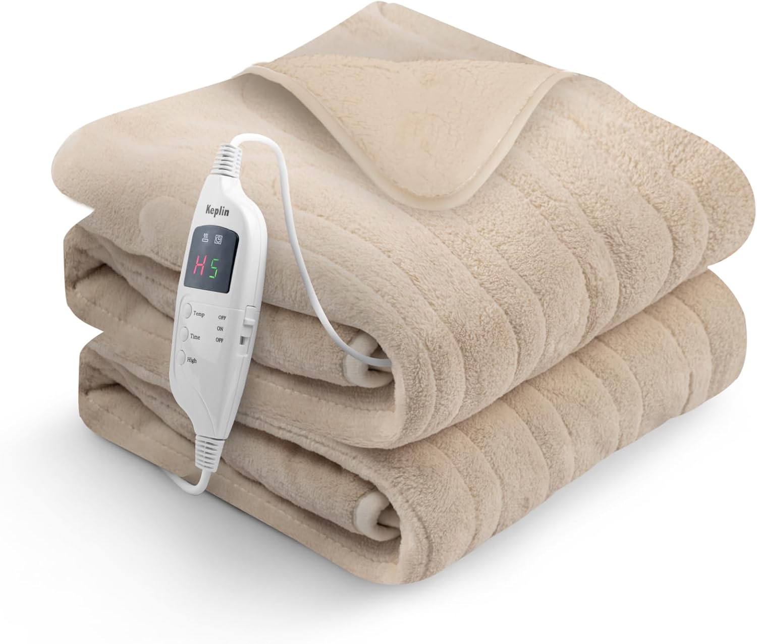 KEPLIN Large Electric Heated Throw Blanket - Electric Blanket Throw for ...