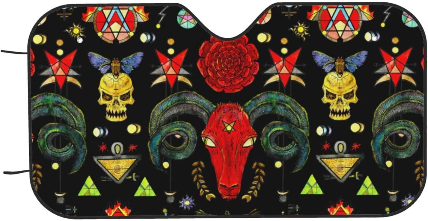 Amazon.com: TIXYFAN Death Devil Occult Esoteric Magic Vintage Car ...