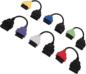 Amazon.com: OBD2 Adapter Cable, 6 Pcs For MultiECUScan Adapter Cable ...