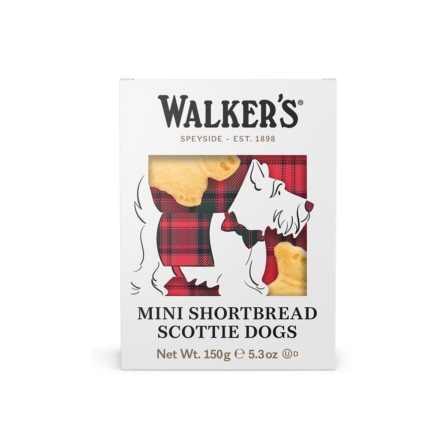 Amazon.com: Walker's Shortbread Mini Scottie Dog Shaped Cookies, Pure ...