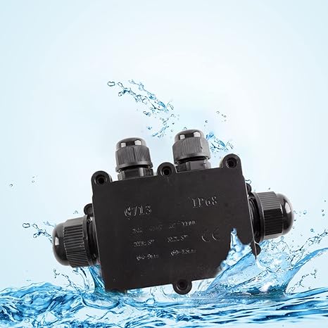 Waterproof IP68 Junction Box, Outdoor Electrical Connector Box with ...