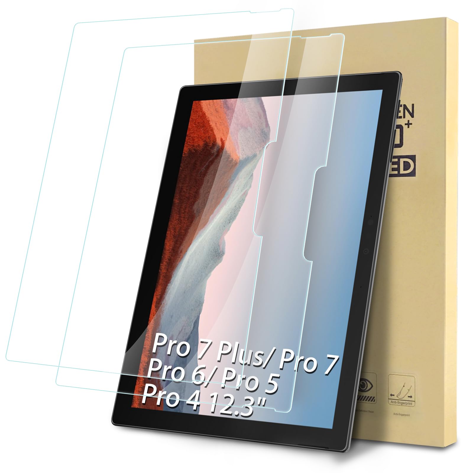 Amazon.com: Suppeak 2-Pack Screen Protector Compatible with Microsoft ...