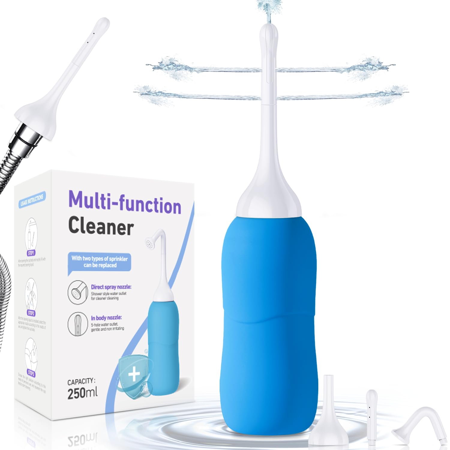 Amazon.com: Riselaly Enema Douche Anti Back-Flow,Enema Bulb with 2 ...