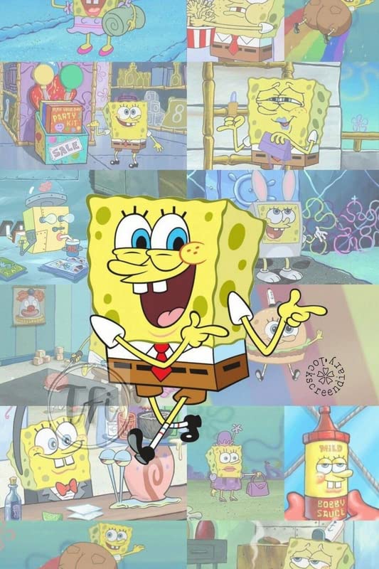 Posters Of SpongeBob SquarePants, With Double Sided Tape, Unframed, HD ...