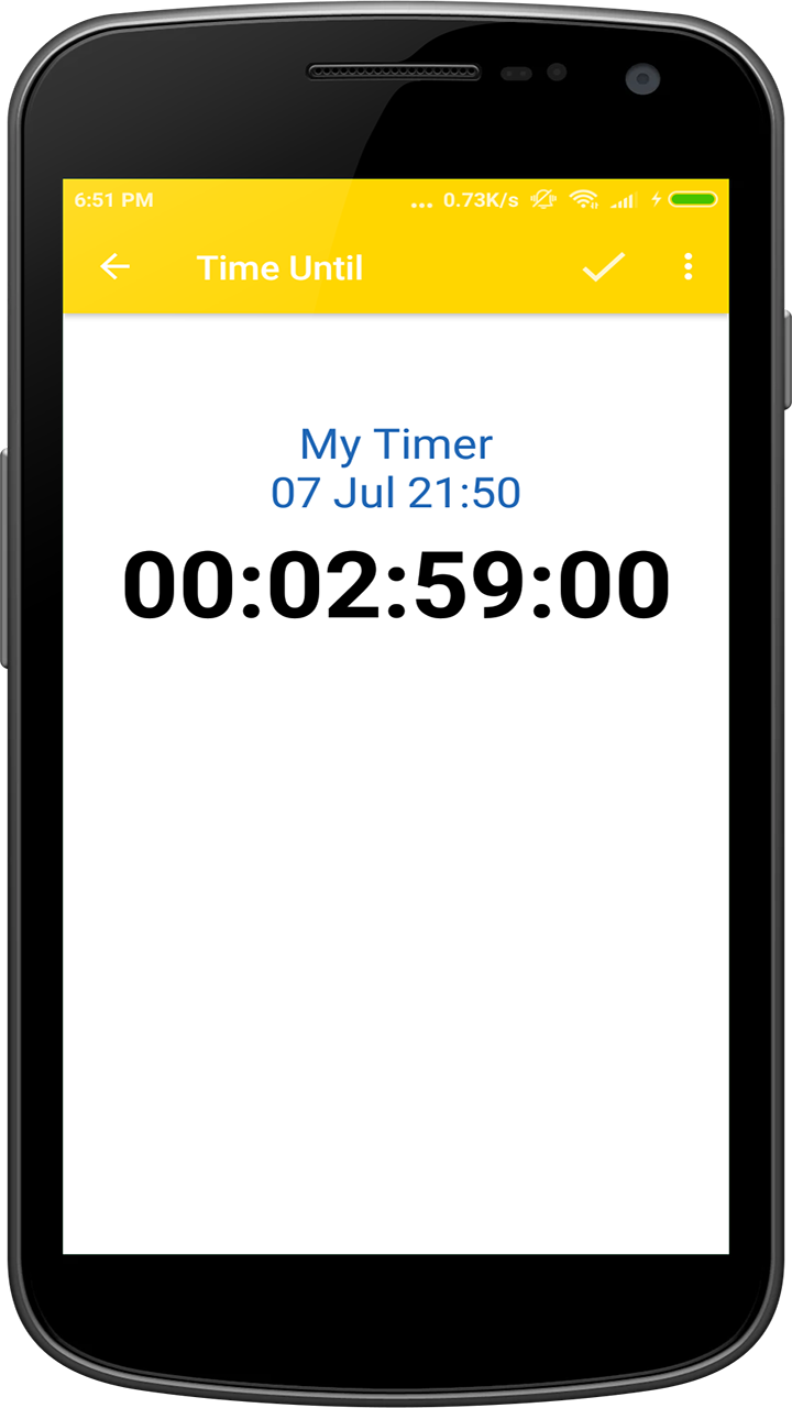 Time Until: Timer & Stopwatch:Amazon.co.jp:Appstore for Android