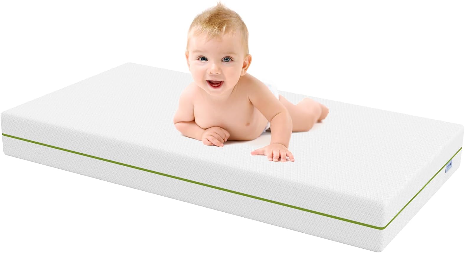 Amazon.com: Crib Mattress, Double Sided Comfort Gel Memory Sponge ...