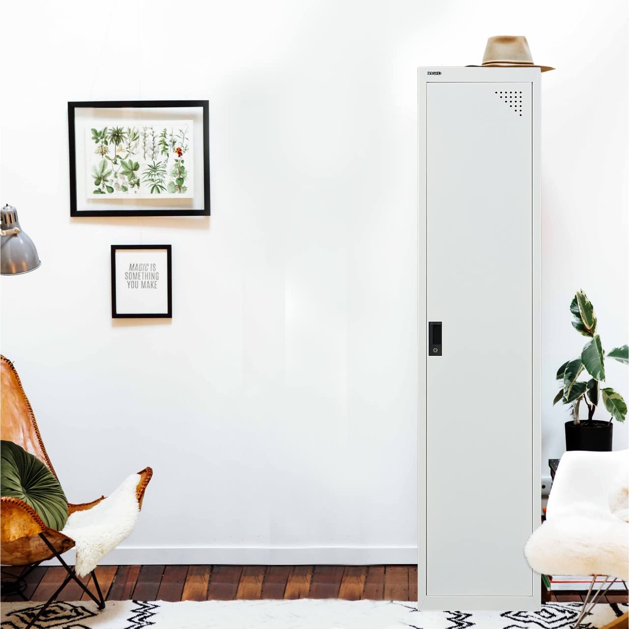 RIGID Single door locker, Steel Metal Storage Locker- with hanging ...