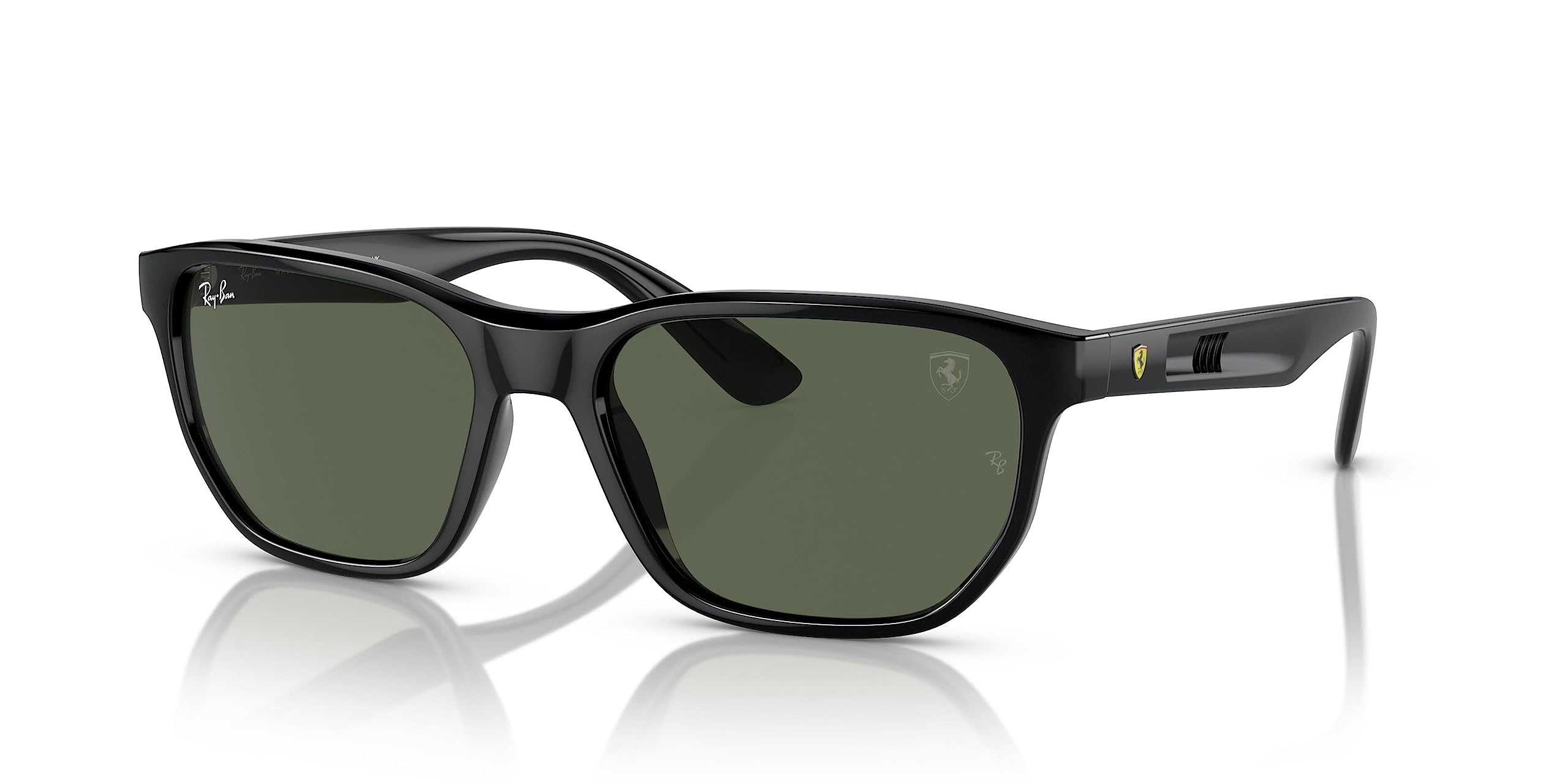 Amazon.com: Ray-Ban RB4404M Scuderia Ferrari Collection Rectangular ...