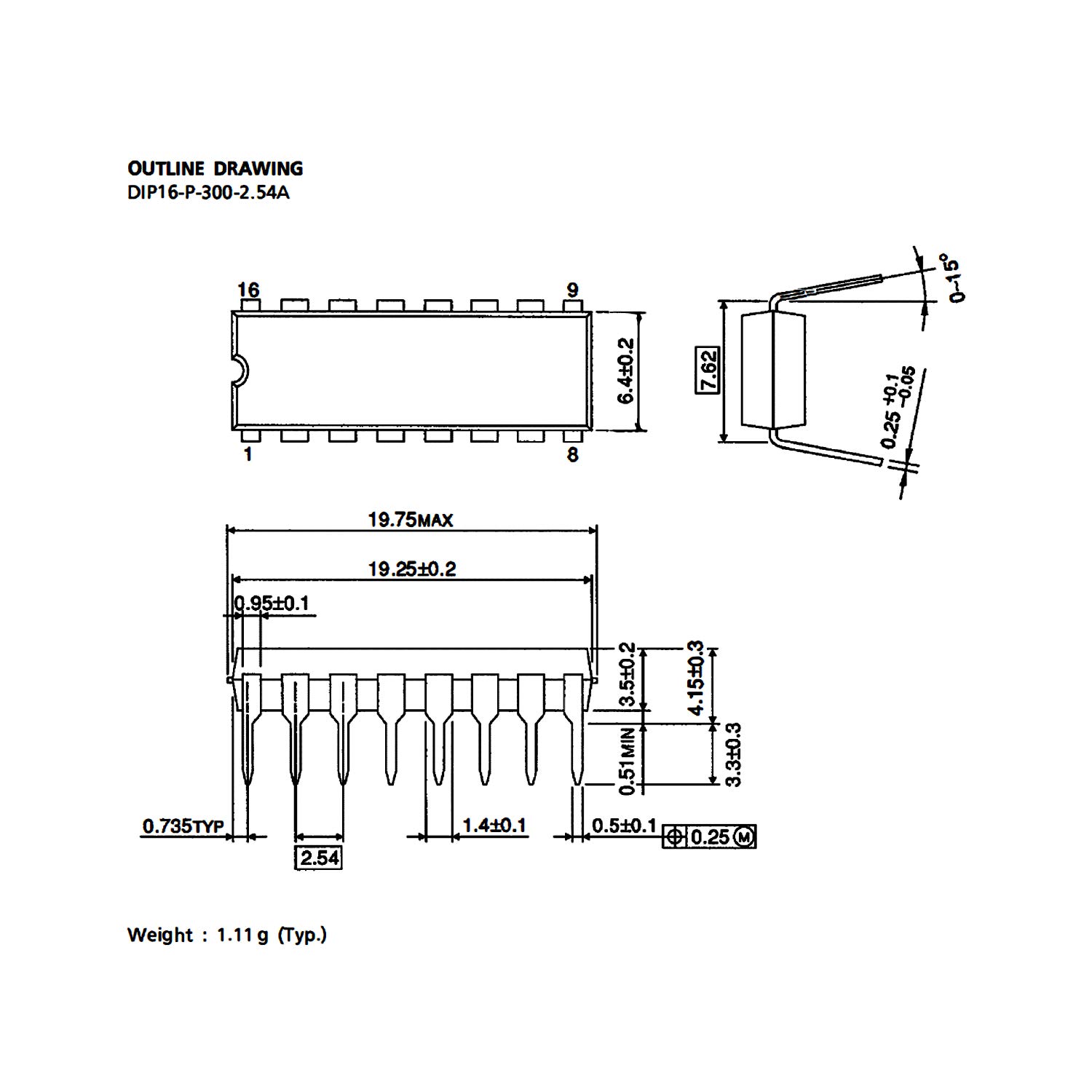 Snapklik.com : Chanzon ULN2003AN DIP-16 Octal NPN Darlington Transistor ...