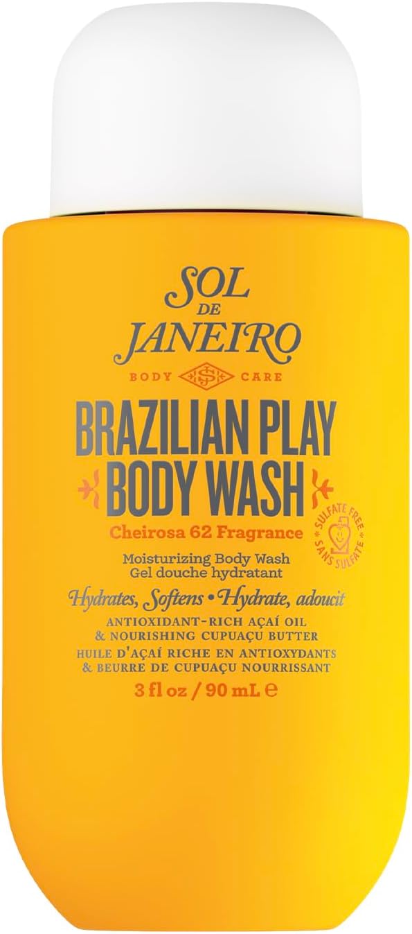 Sol de Janeiro Brazilian 4 Play Moisturizing Shower Cream Gel For Unisex 3 oz Shower Gel ...