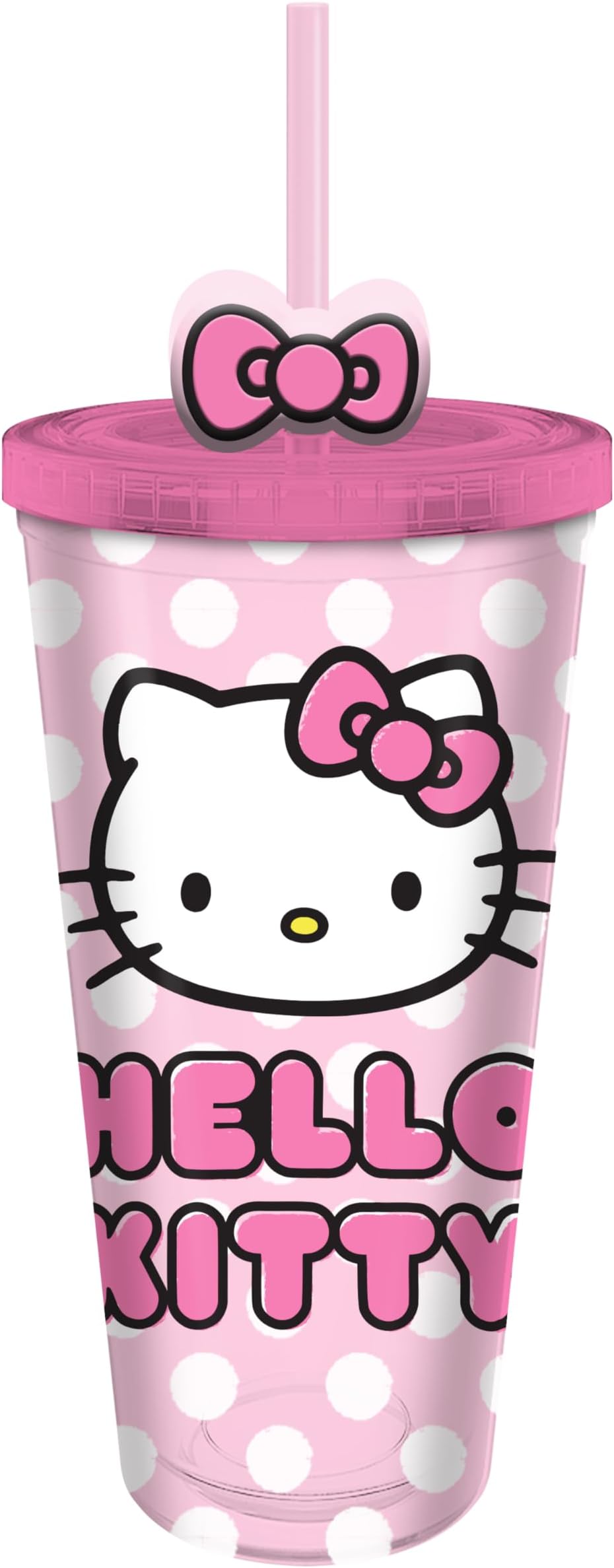 Amazon.com | Sanrio Hello Kitty Glass Strawberry Milk Carton, Small ...
