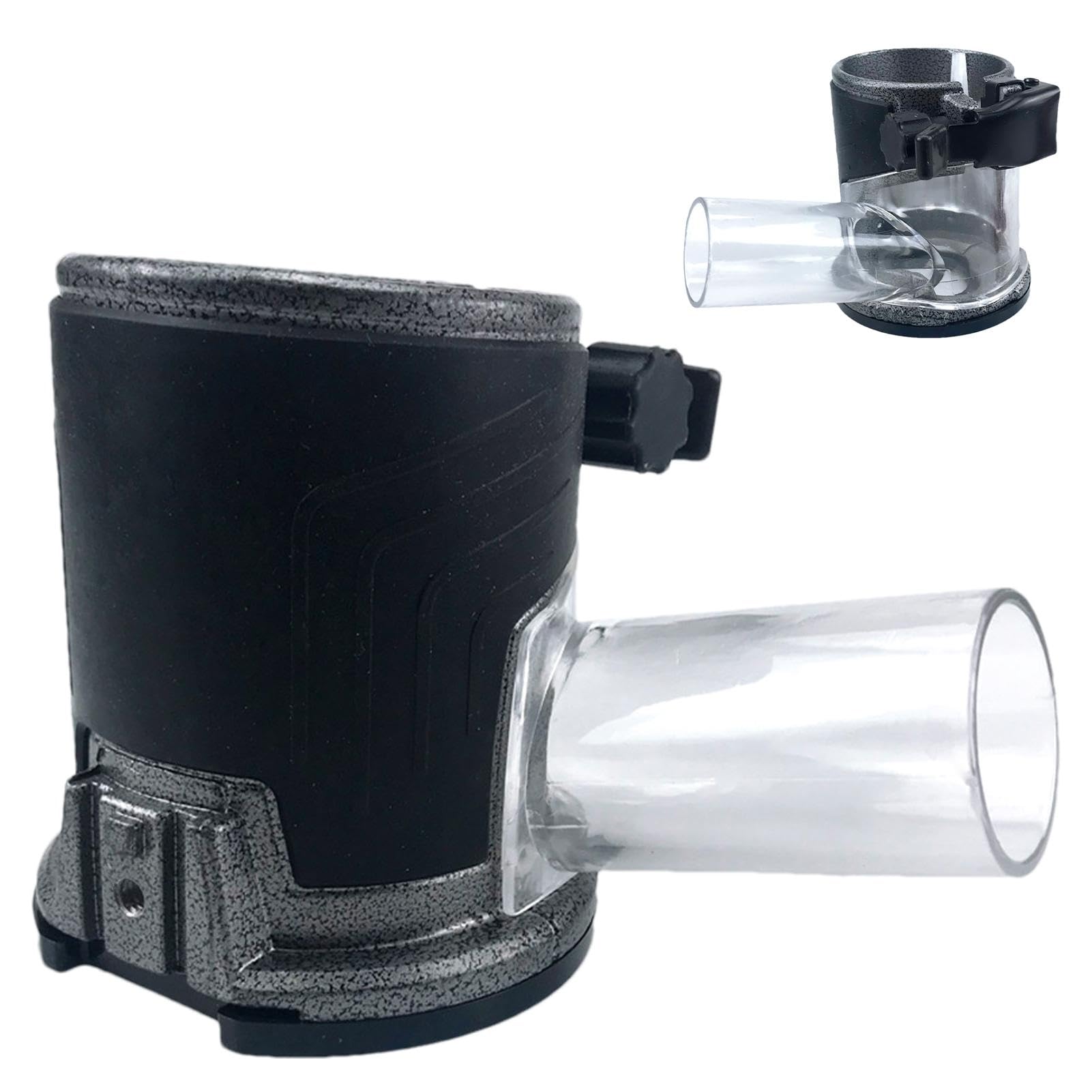 Amazon | Topmlcst トリミングマシン保護カバー、木工トリマールーターベース,木工トリマー プロテクター ベース集塵穴付きアルミニウム合金木工スロットマシンダストカバー ...