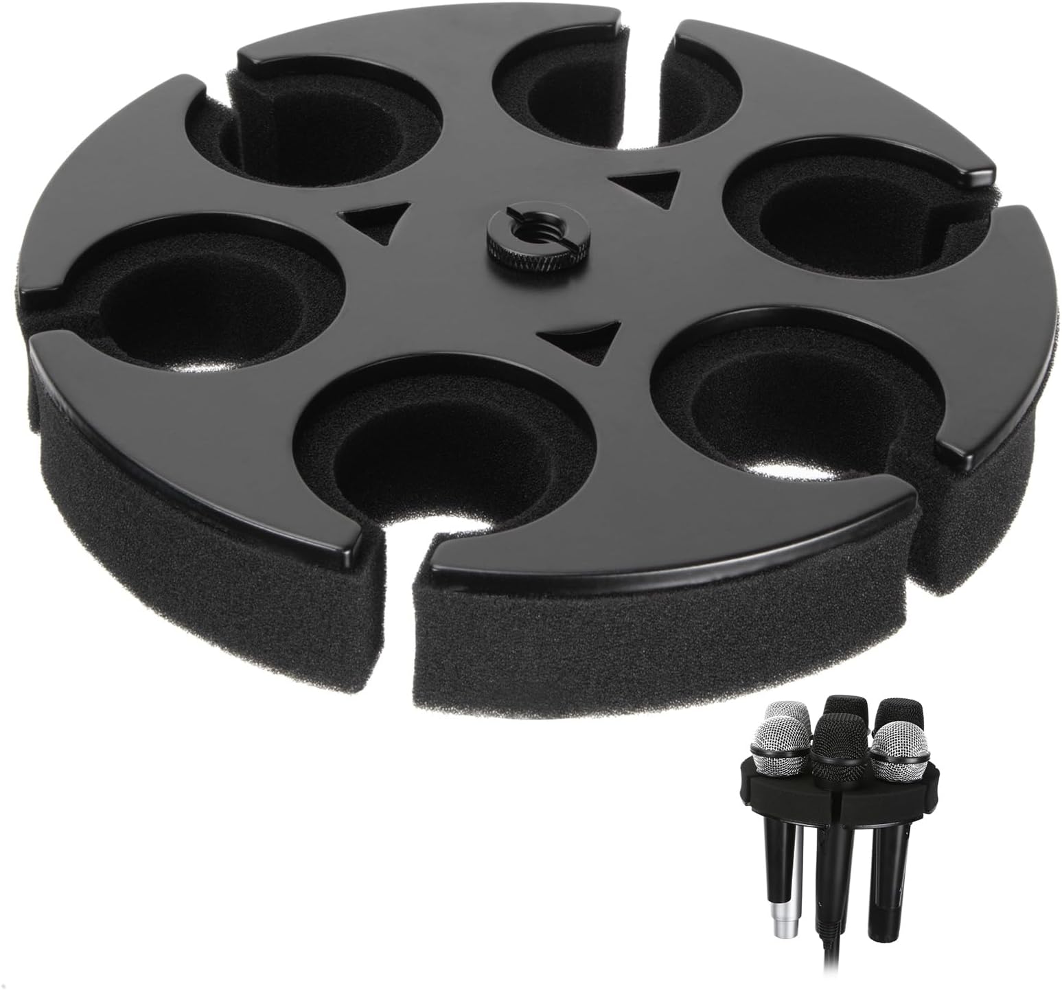 Amazon.com: Multi Microphone Holder (Aluminum) for Handheld Dynamic ...