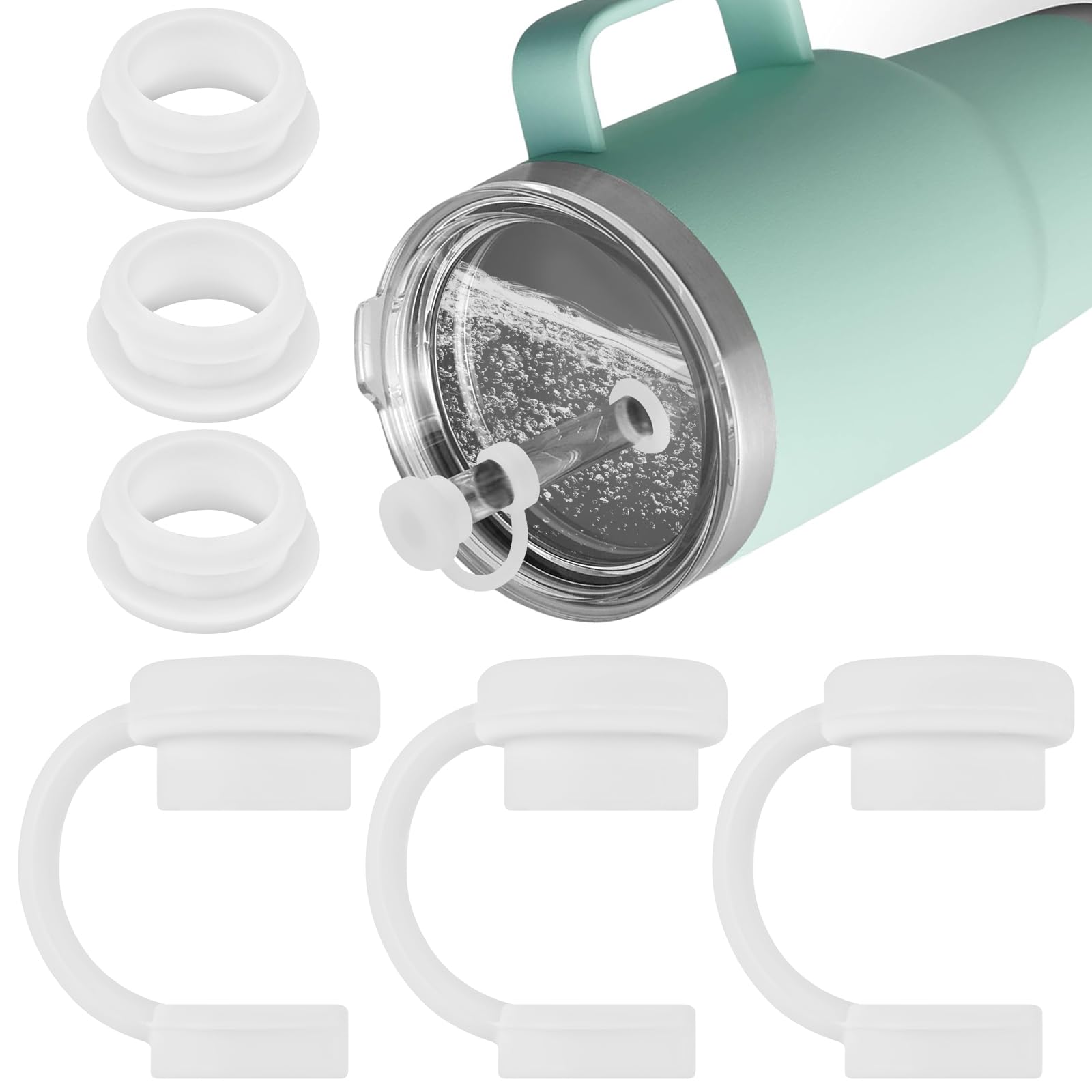 Amazon.com: ERKOON Silicone Spill Stopper Set Compatible with YETI ...