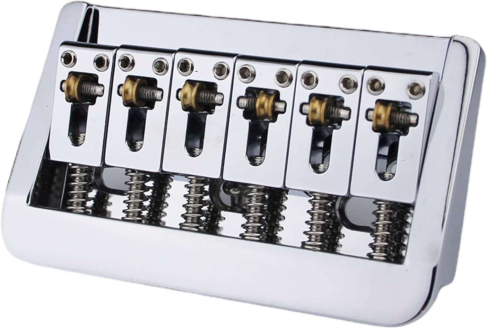 Amazon.com: Guitar Bridge, Metal 6 Strings Fixed Hardtail Guitar Bridge ...