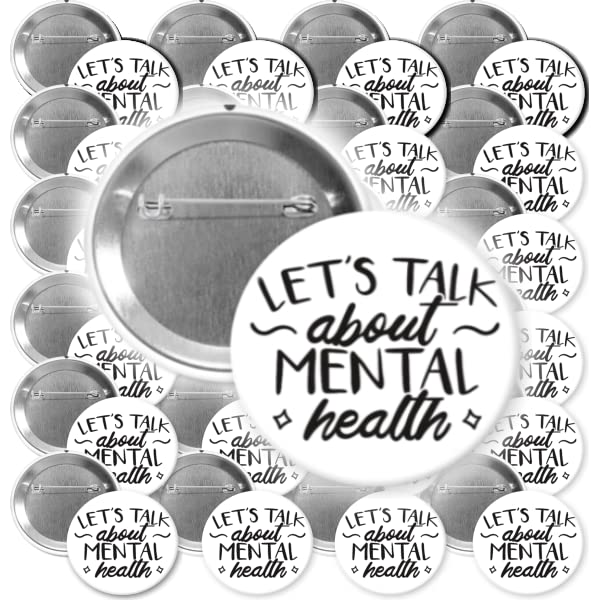 Amazon.com: Mental Health Awareness pins - LET'S TALK ABOUT MENTAL ...