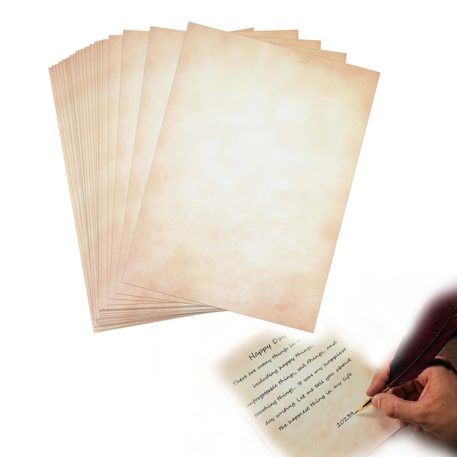 30 Sheets Vintage Letter Writing Paper - Writing Stationery Paper ...