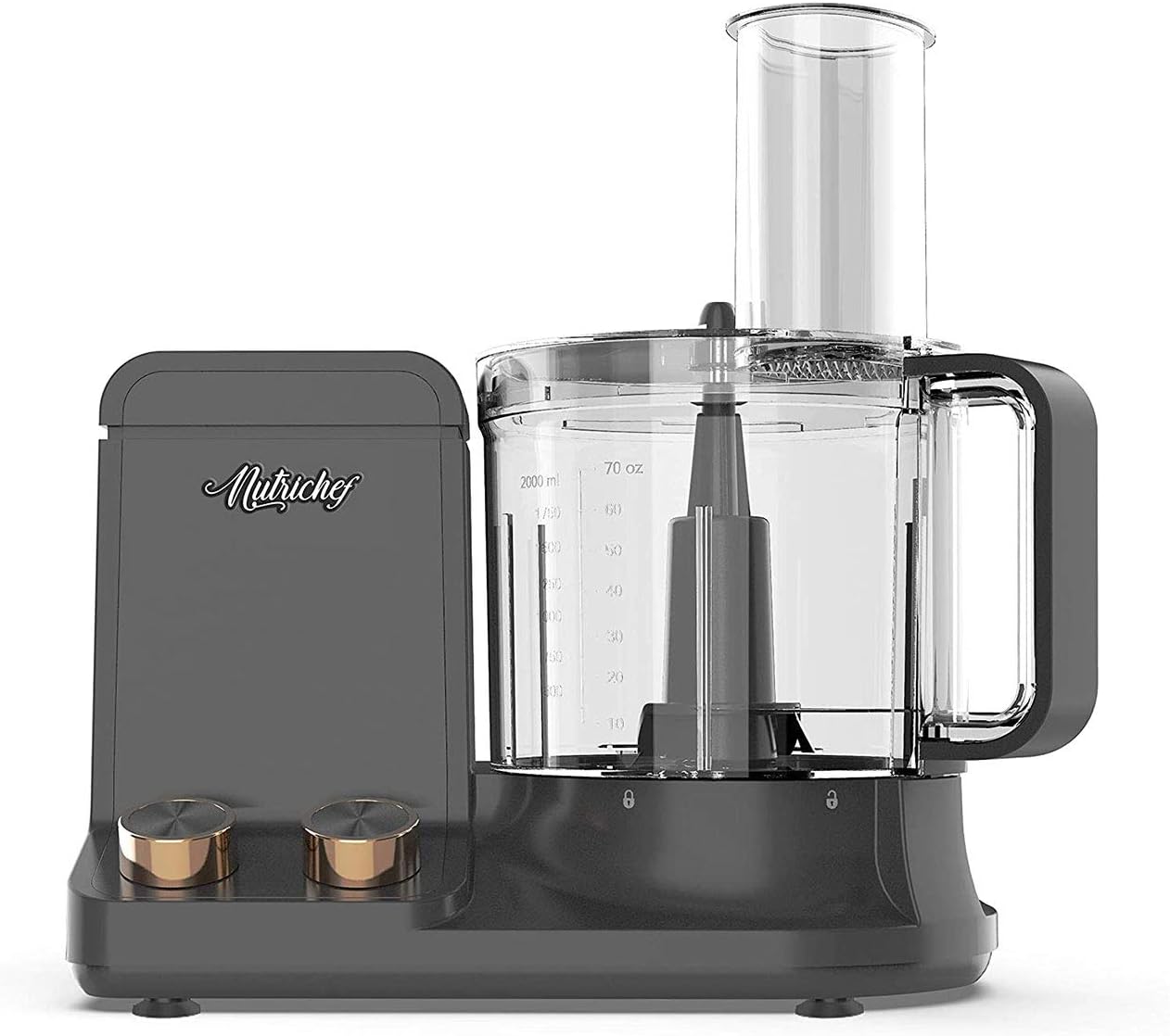 Amazon.com: NutriChef Food Processor 2 Liter Capacity - Multipurpose ...