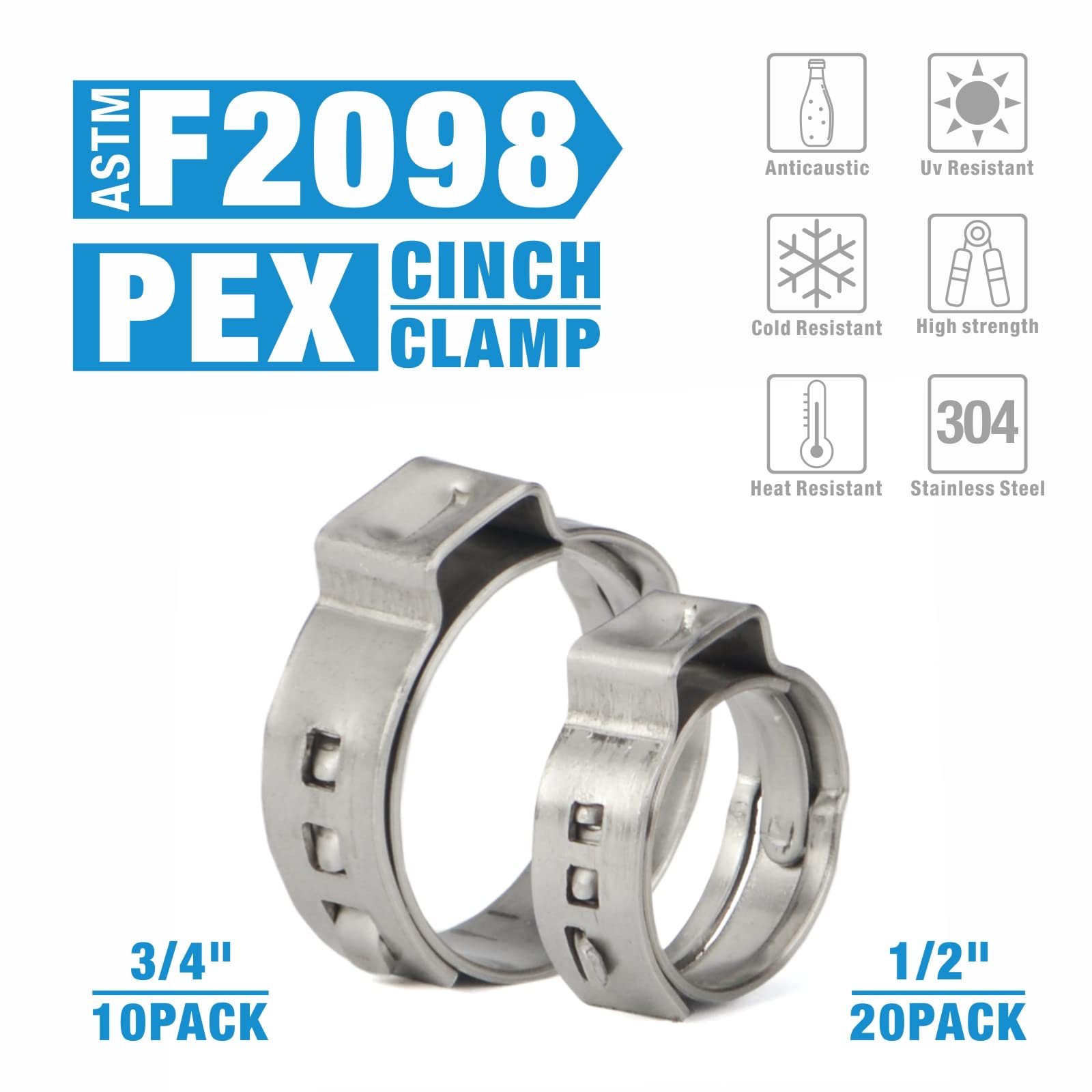 Snapklik.com : iCrimp PEX Clamp Cinch & Removal Tool For 3/8-in To 1-in ...