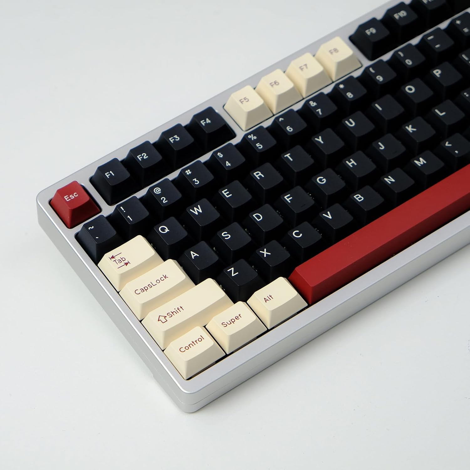 Amazon.com: KBDiy Rome PBT Double Shot Custom Keycap Set,176 Keys Black ...