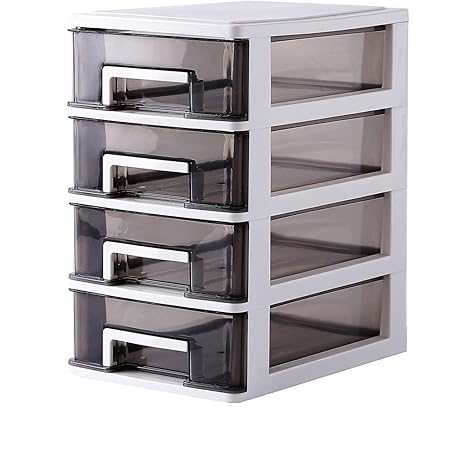 Amazon.com: 4 Drawer Plastic Storage - Plastic Storage Bins with ...