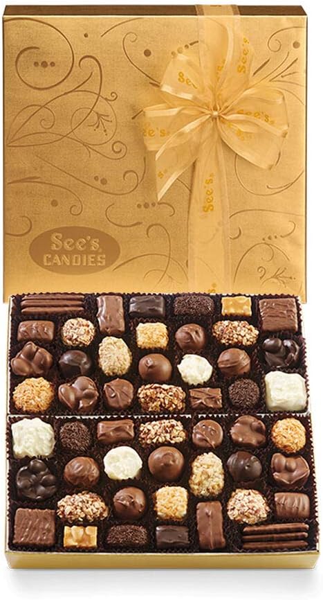 Amazon.com: See's Candies 1 lb Thank You Assorted Chocolates : Grocery ...