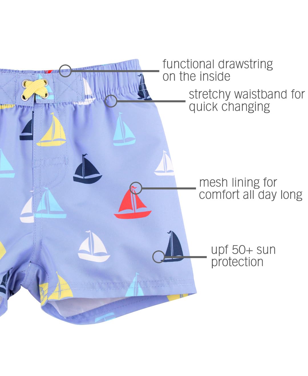 Snapklik.com : RUGGEDBUTTS Boys UPF50+ Sun Protection Novelty Swim ...