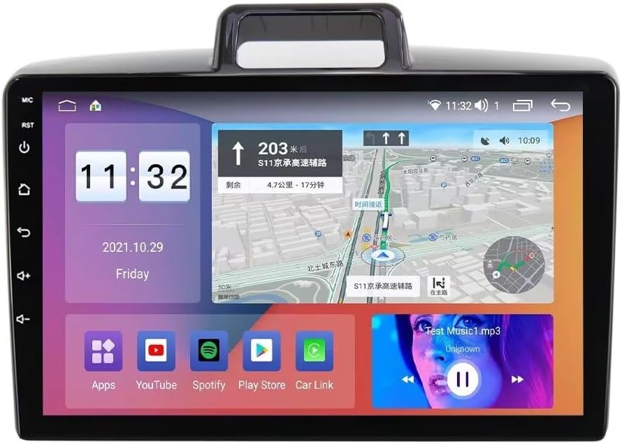 Amazon.com: MekedeTech Android Car Radio Stereo GPS Navigation for ...