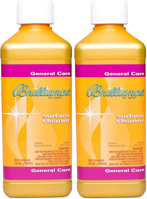 Amazon.com: Brilliance for Spas Surface Cleaner - 1 pt - 2 Pack ...