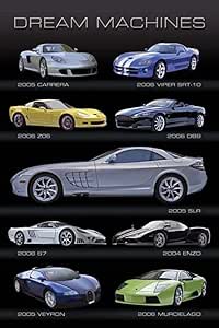 Pyramid Impressão de pôster Dream Machines | Amazon.com.br