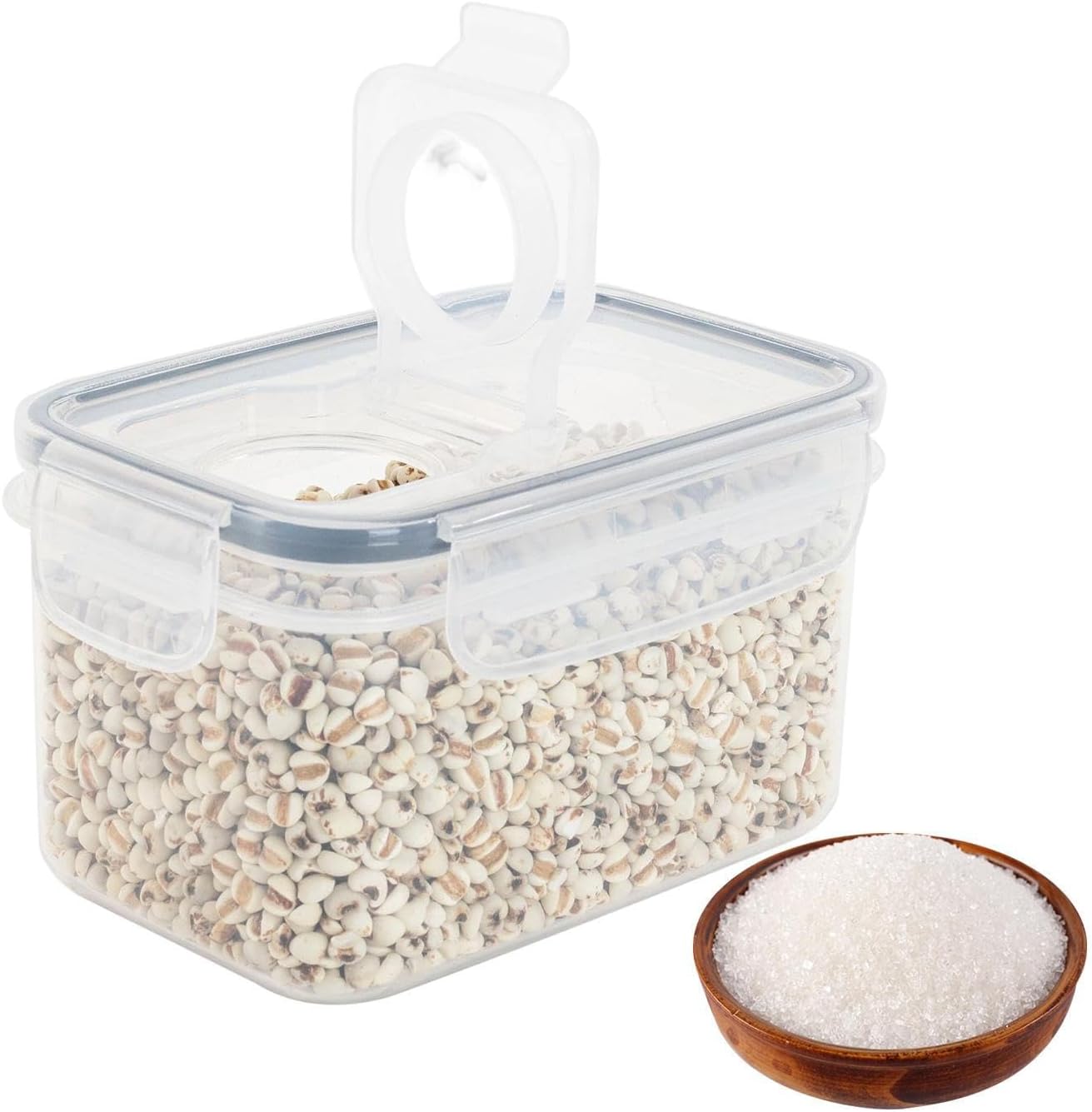 Amazon.com: AQWAL Rice Container, Airtight Food Storage Container, PP ...