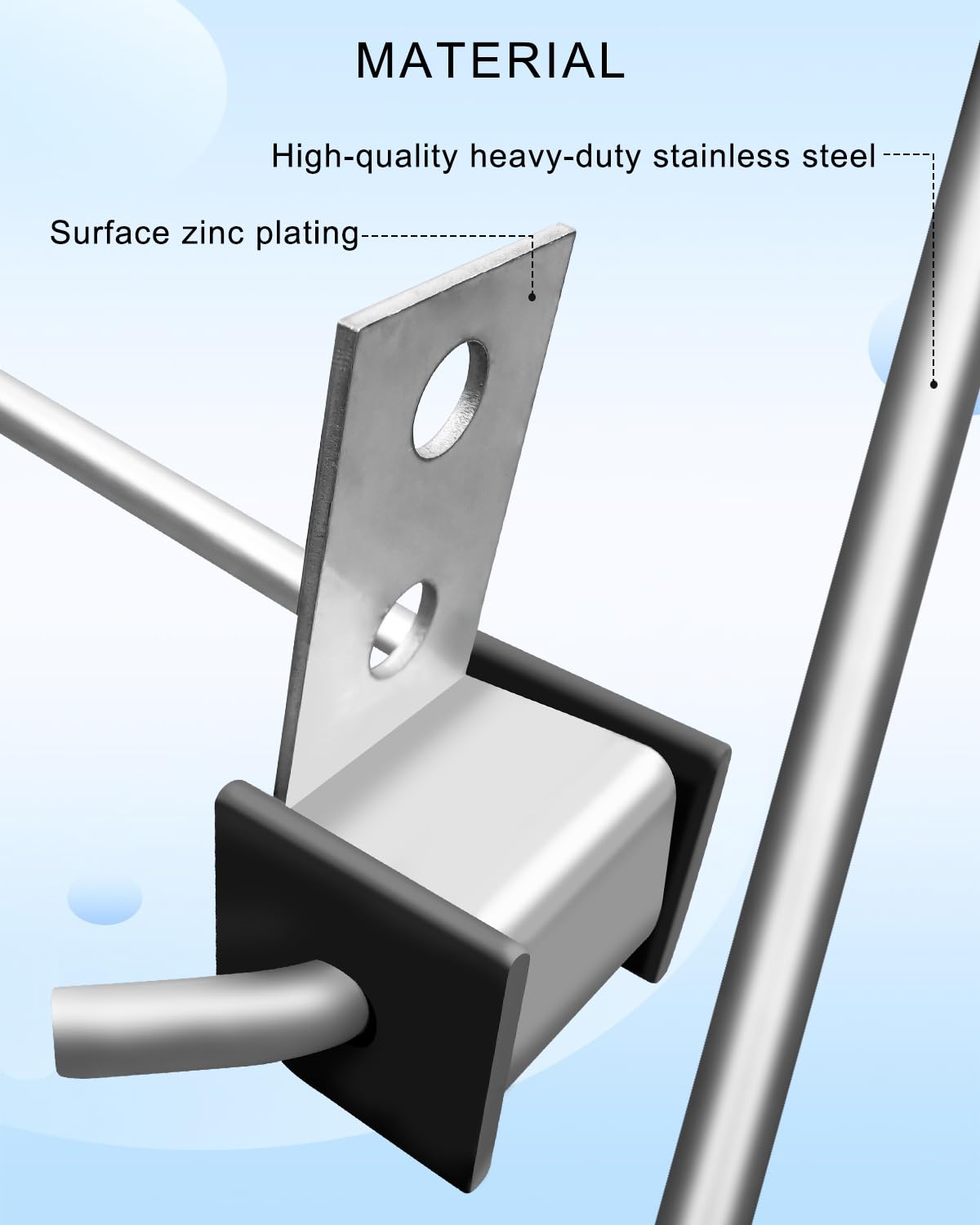 Snapklik.com : 4 Pack Of Universal Heavy Duty Exhaust Hanger Rod ...