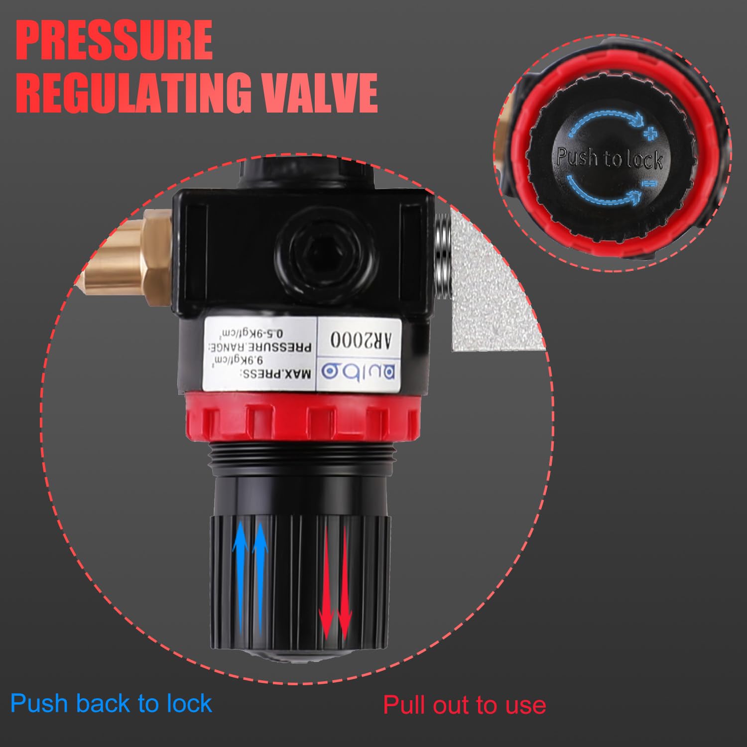 Snapklik.com : JIFETOR Cylinder Leak Down Tester Kit, Professional Dual ...