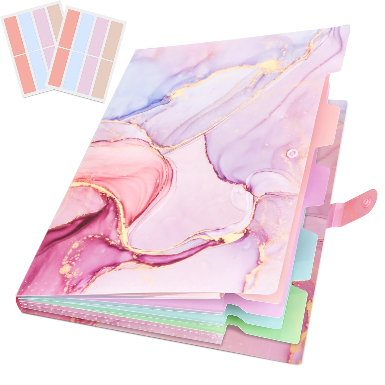 Amazon.com : Expanding File Folder, Aesthetic Folders for School ...