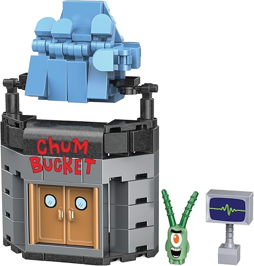 Amazon.com: Snap & Switch Spongebob Squarepants Chum Bucket Playset ...