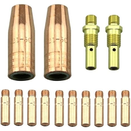 WeldingCity MIG Welding Gun Accessory Kit .023" (Contact Tip-Gas Nozzle ...