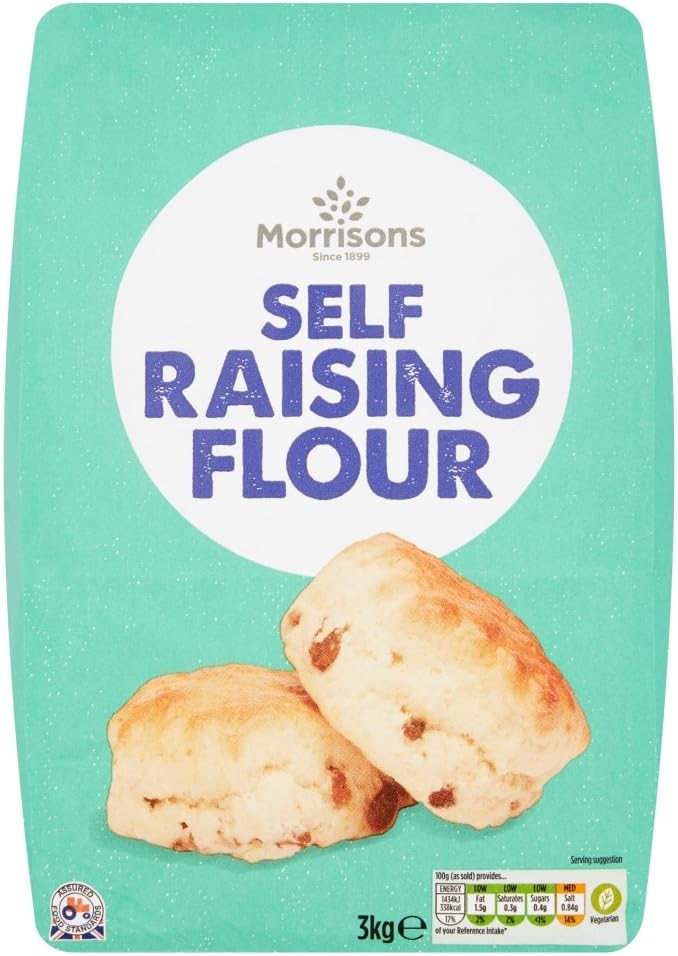 Morrisons Self Raising Flour, 3kg : Amazon.co.uk: Grocery