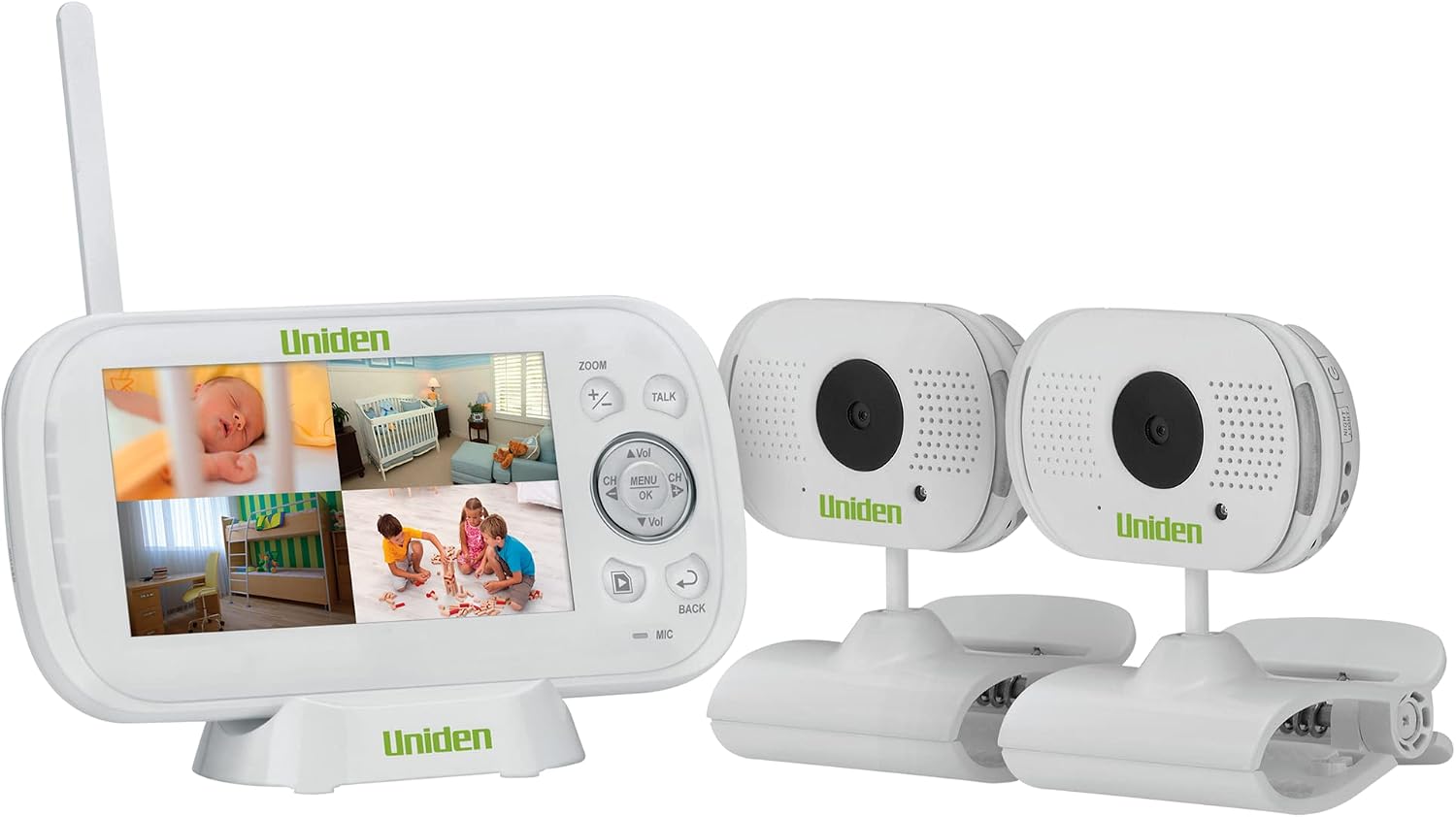 Uniden - BW 3102 4.3” Digital Wireless Baby Video Monitor - with 2 ...