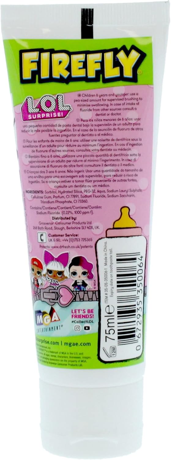 LOL Surprise! Toothpaste | Pack of 6 x 75ml – BigaMart