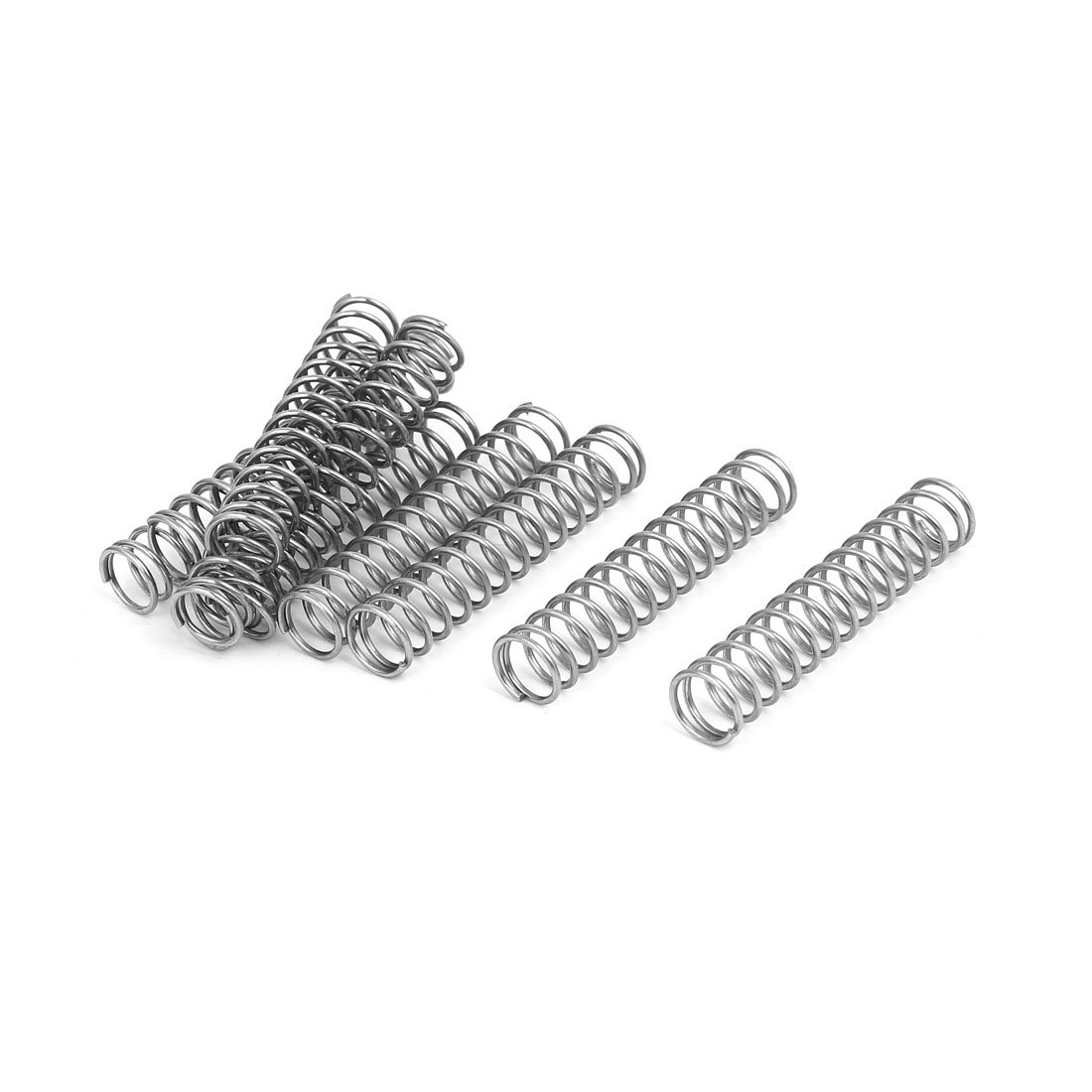 uxcell Compression Spring,304 Stainless Steel,10mm OD,1mm Wire Size ...